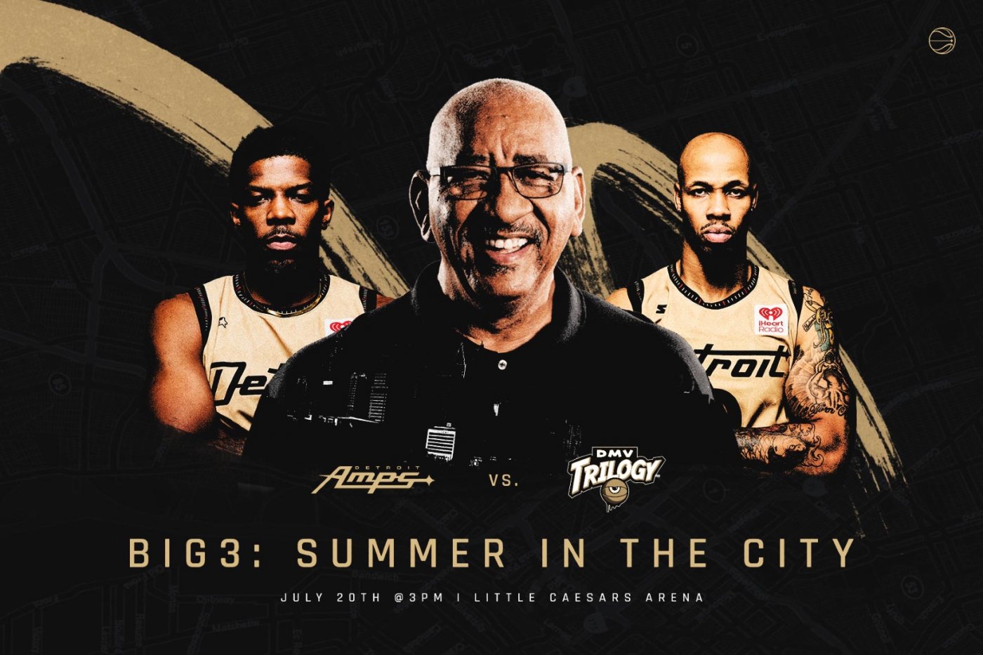 The Detroit Amps Make Their BIG3 Home Debut At Little Caesars Arena ...