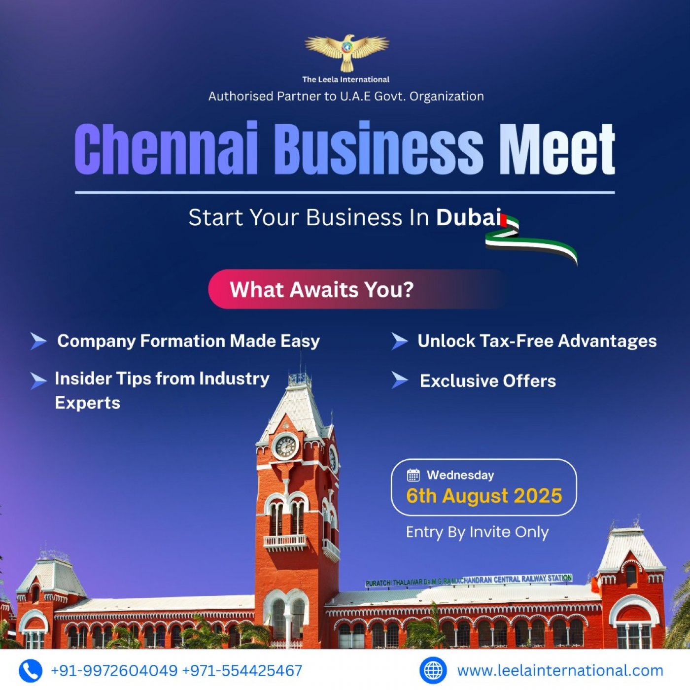 Chennai Business Meet 2025, Chennai, 6 August 2025 | AllEvents