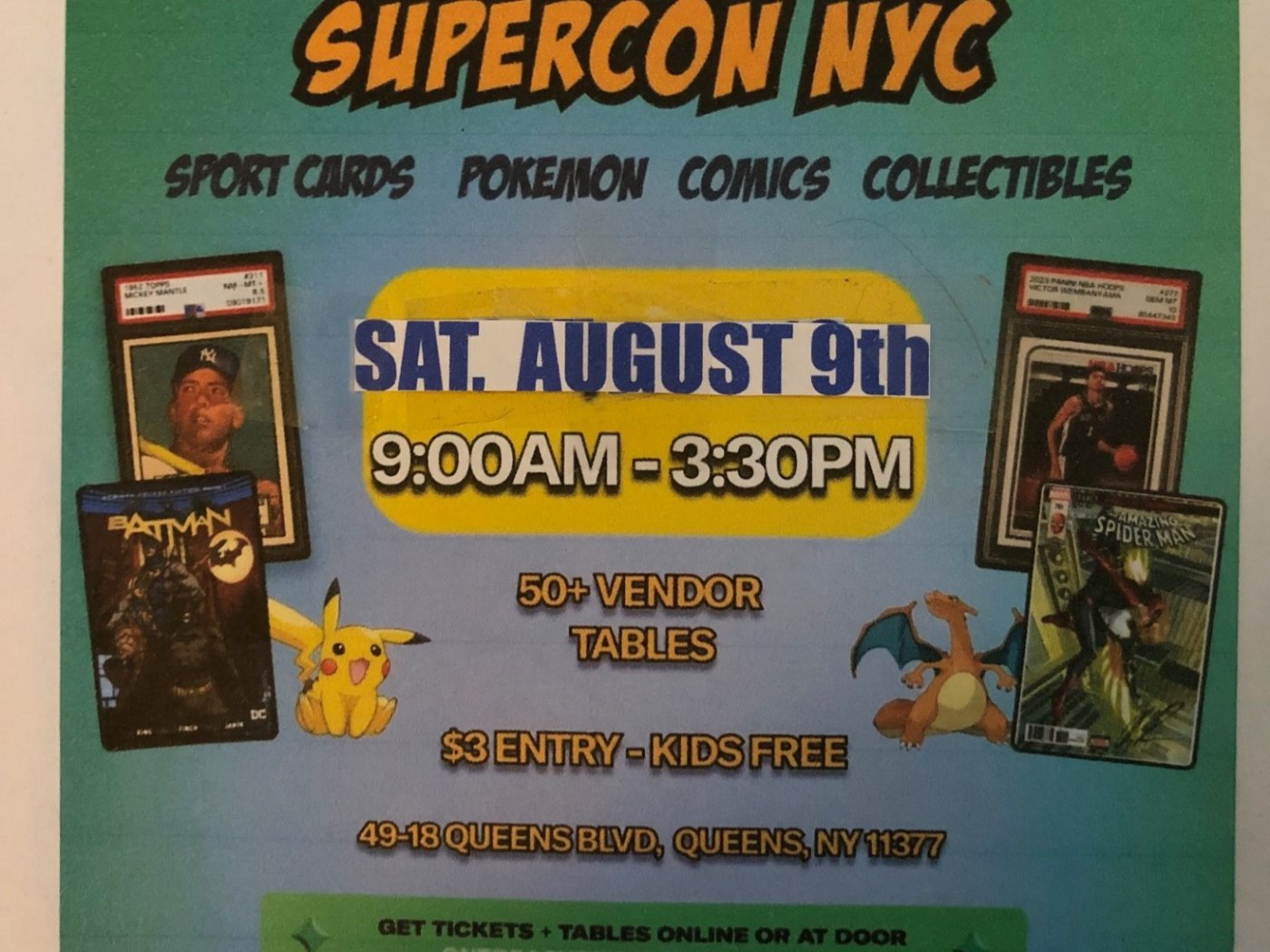 SuperCon Queens - sports cards - pokemon - comics Tickets, Knights of ...