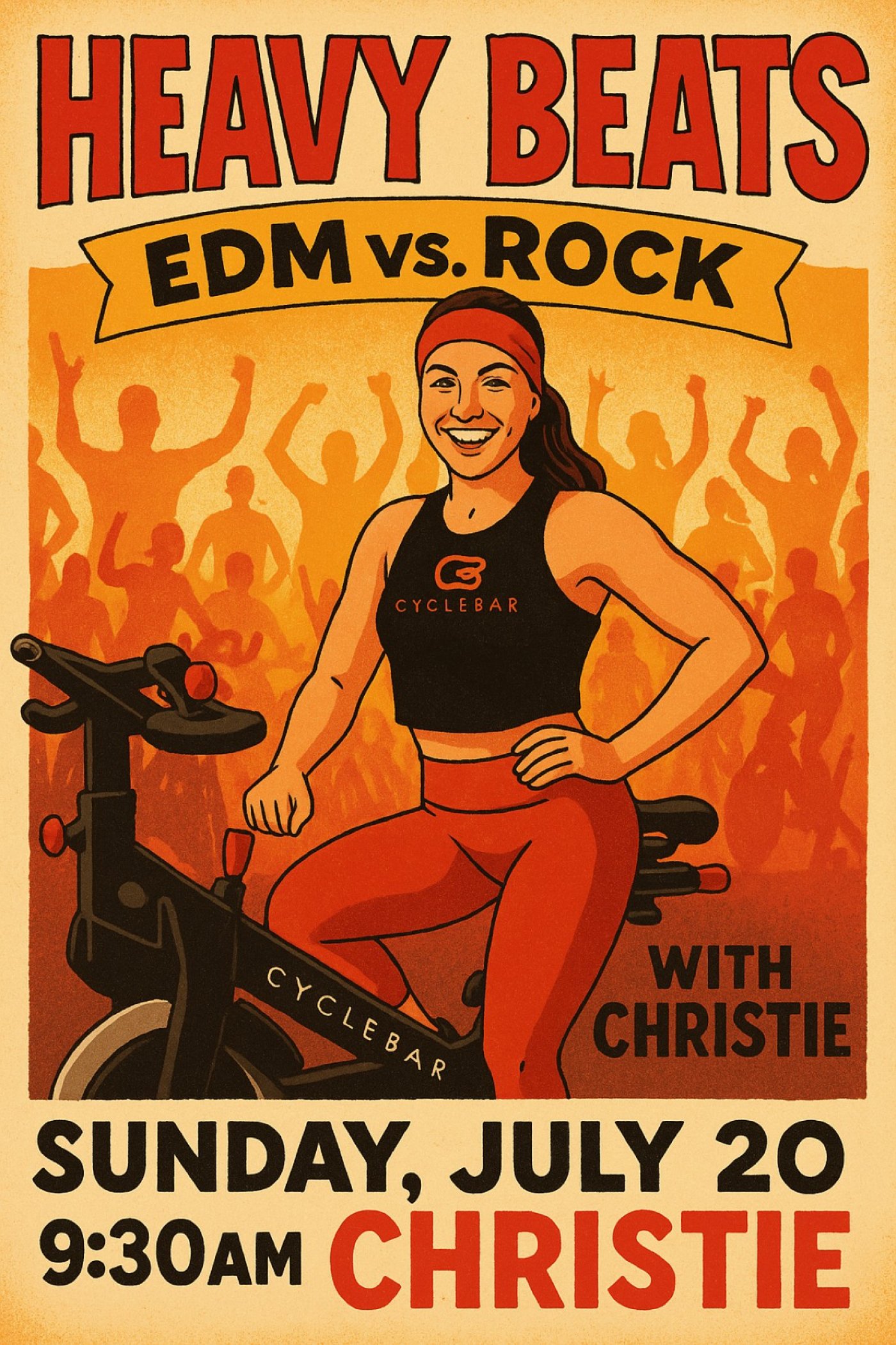 HEAVY BEATS: EDM vs. Rock Ride at Cyclebar Folsom, CYCLEBAR, Folsom, 20 July 2025 | AllEvents