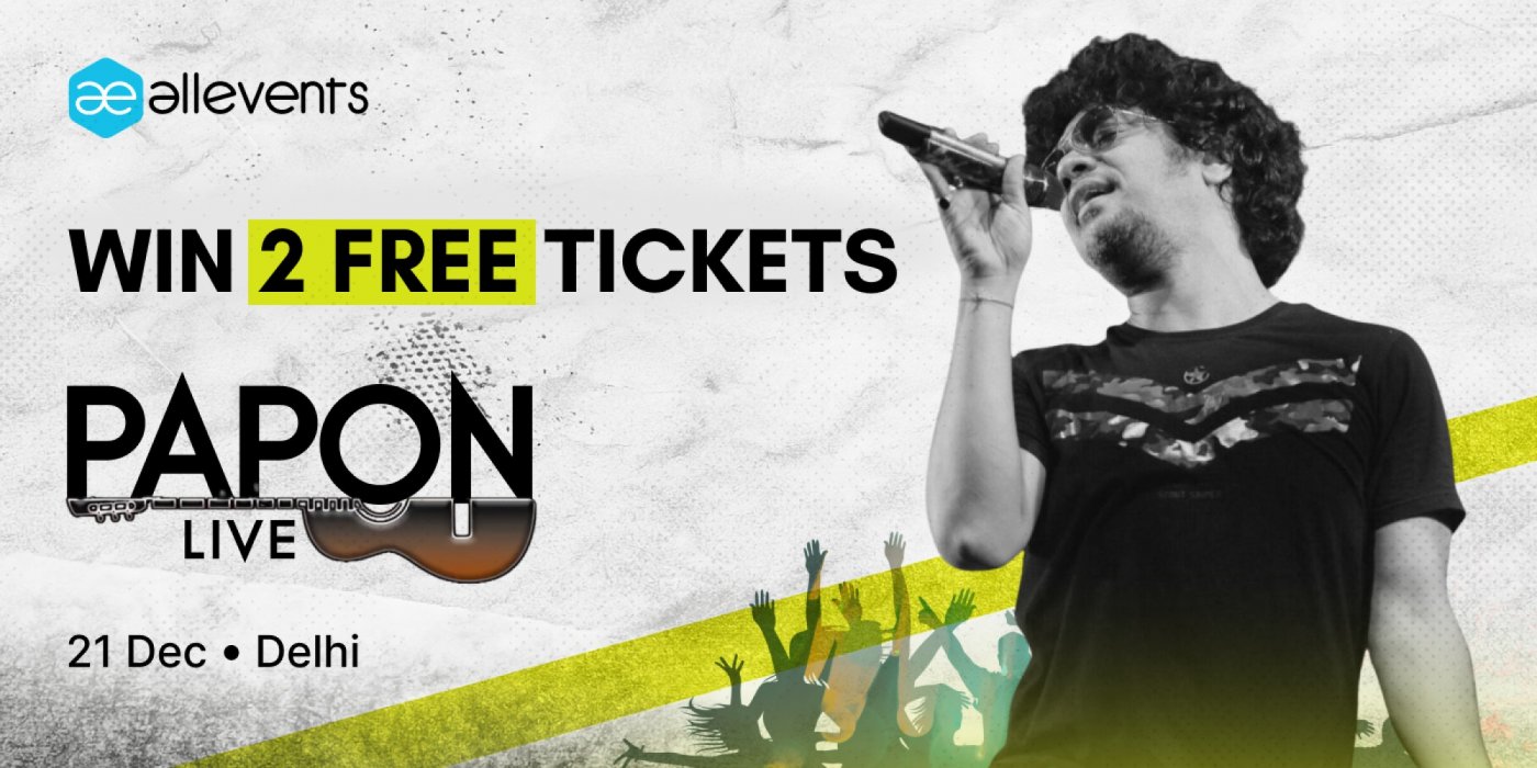 PAPON LIVE IN CONCERT - DELHI, Venue To Be Announced: Delhi (NCR), New ...
