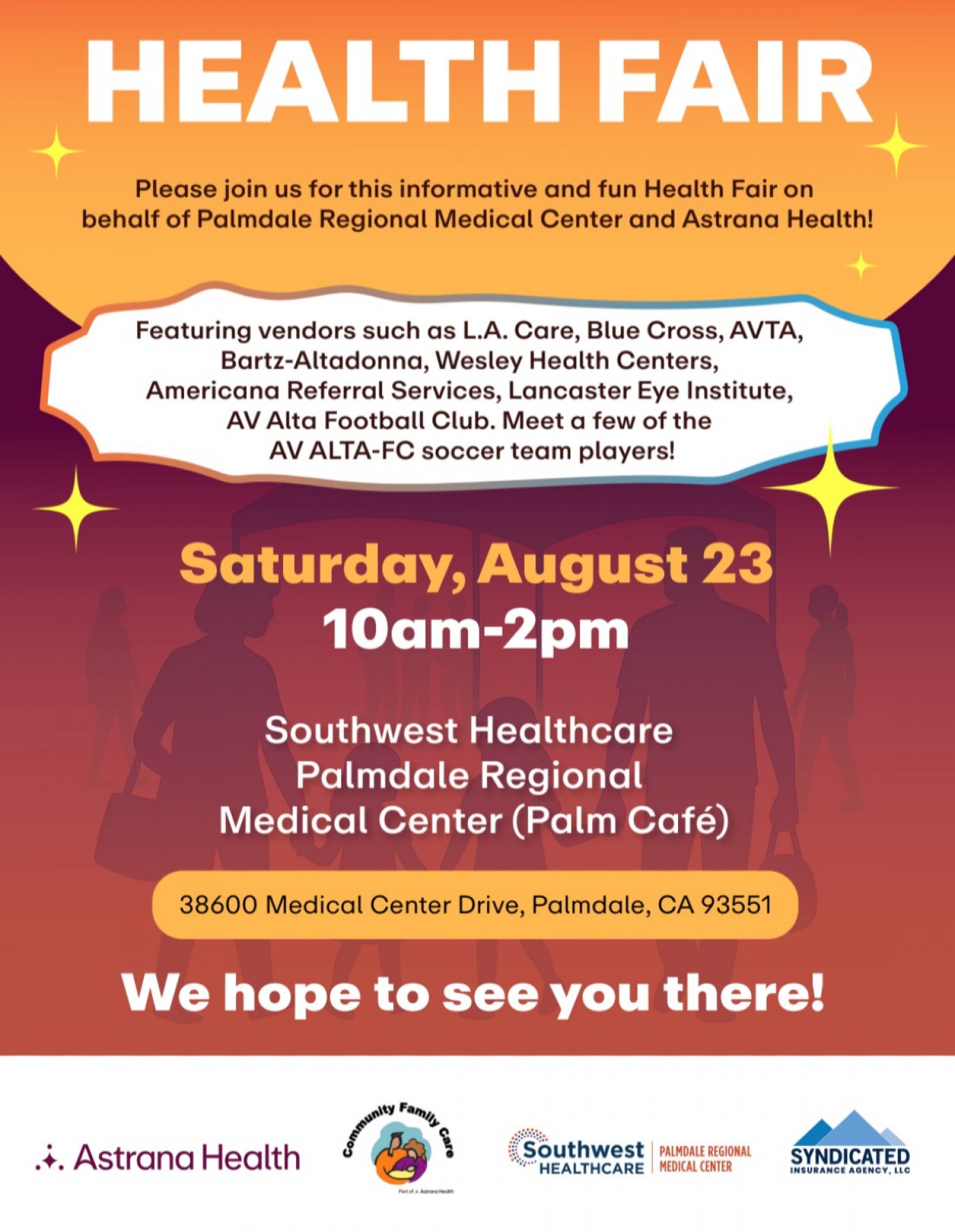 Antelope Valley Community Health Fair, Palmdale Regional Medical Center ...