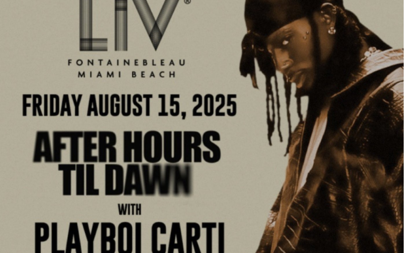 Playboi Carti Live at LIV Nightclub – Friday, August 15, 2025 Tickets ...