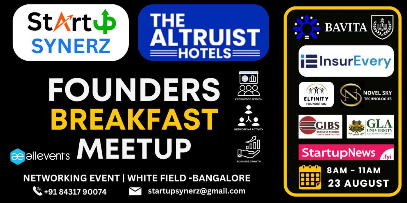 Entrepreneurs & Founders Breakfast Club | Startups, Aspiring ...