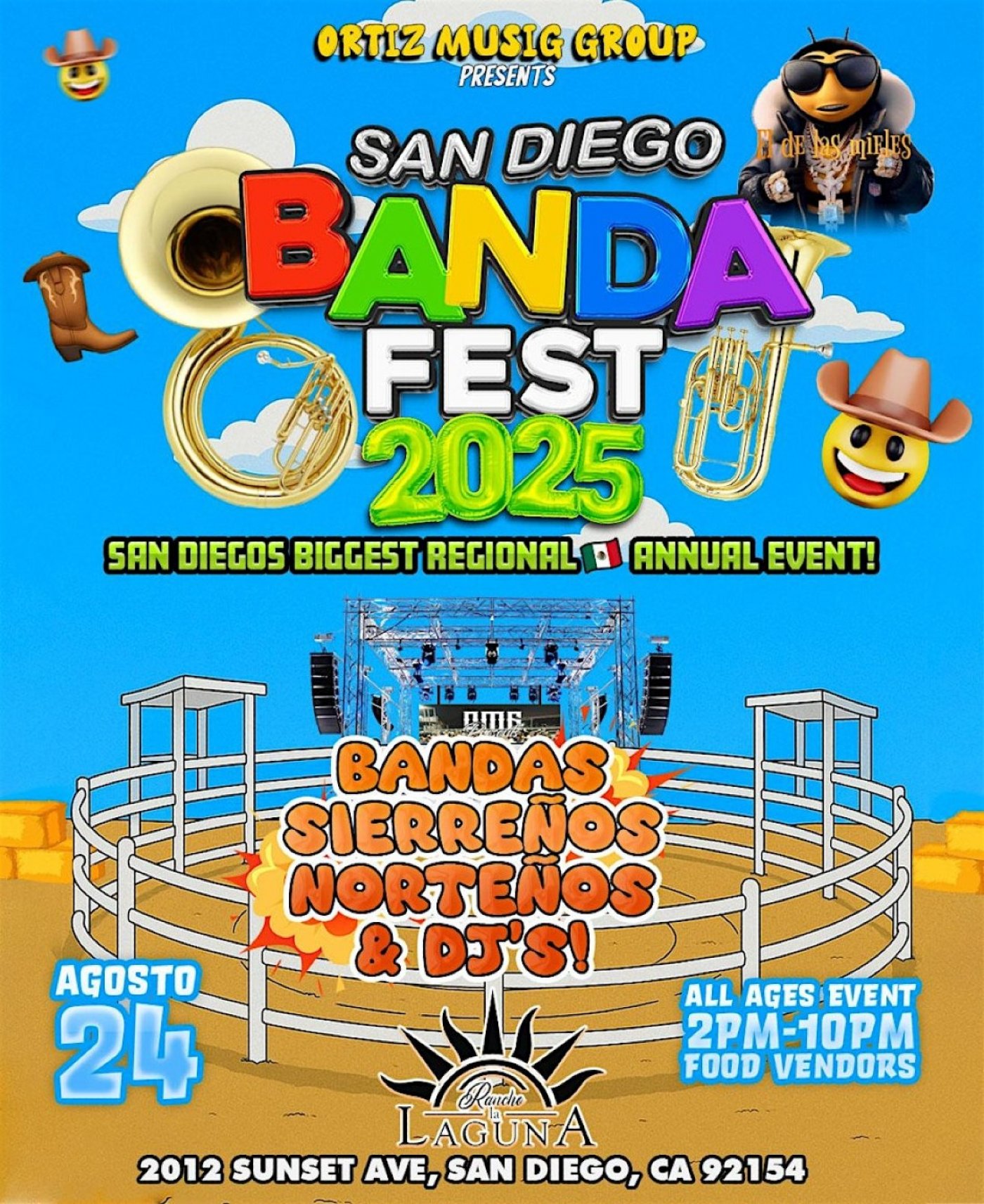 San Diego Banda Fest 2025, Rancho La Laguna, San Diego, 24 August 2025 ...