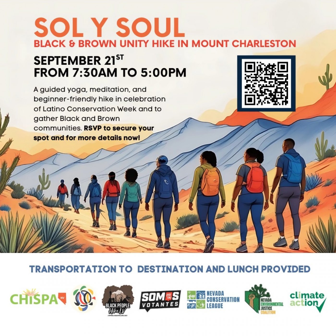 Sol Y Soul Black and Brown Unity Event, Mount Charleston, Bonnie ...