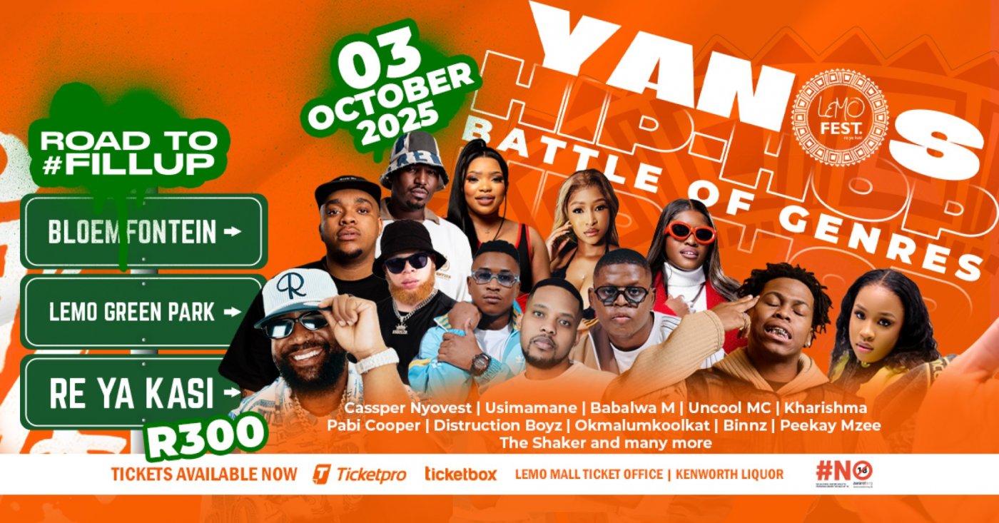 Lemo Fest Yanos Hip Hop, Lemo Green Park, Bloemfontein, 3 October 2025 ...