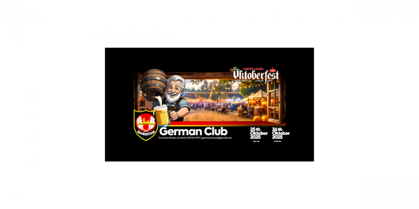 Oktoberfest 2025 - German Club, Port Elizabeth, German Club, Port ...