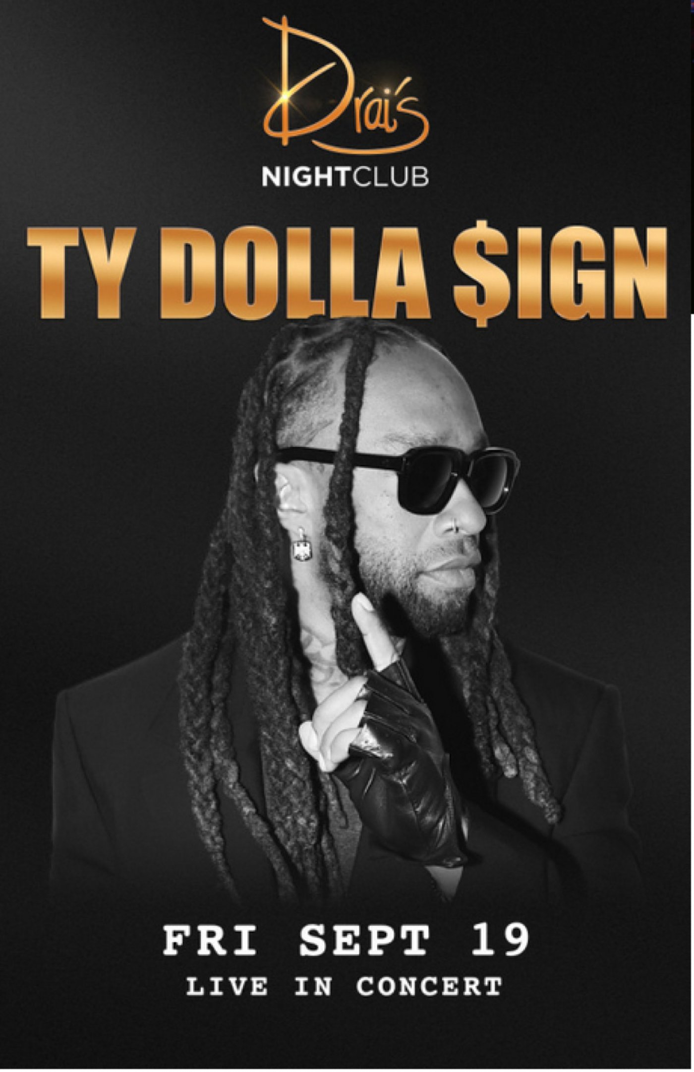 Ty Dolla Sign LIVE on Friday, September 19 @DRAIS NIGHTCLUB| LAS VEGAS ...