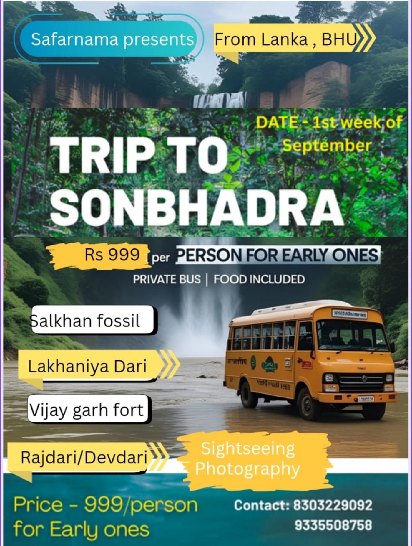 THE SONBHADRA TRIP Tickets, Vijaygarh Fort, Churk Rd, Robertsganj ...