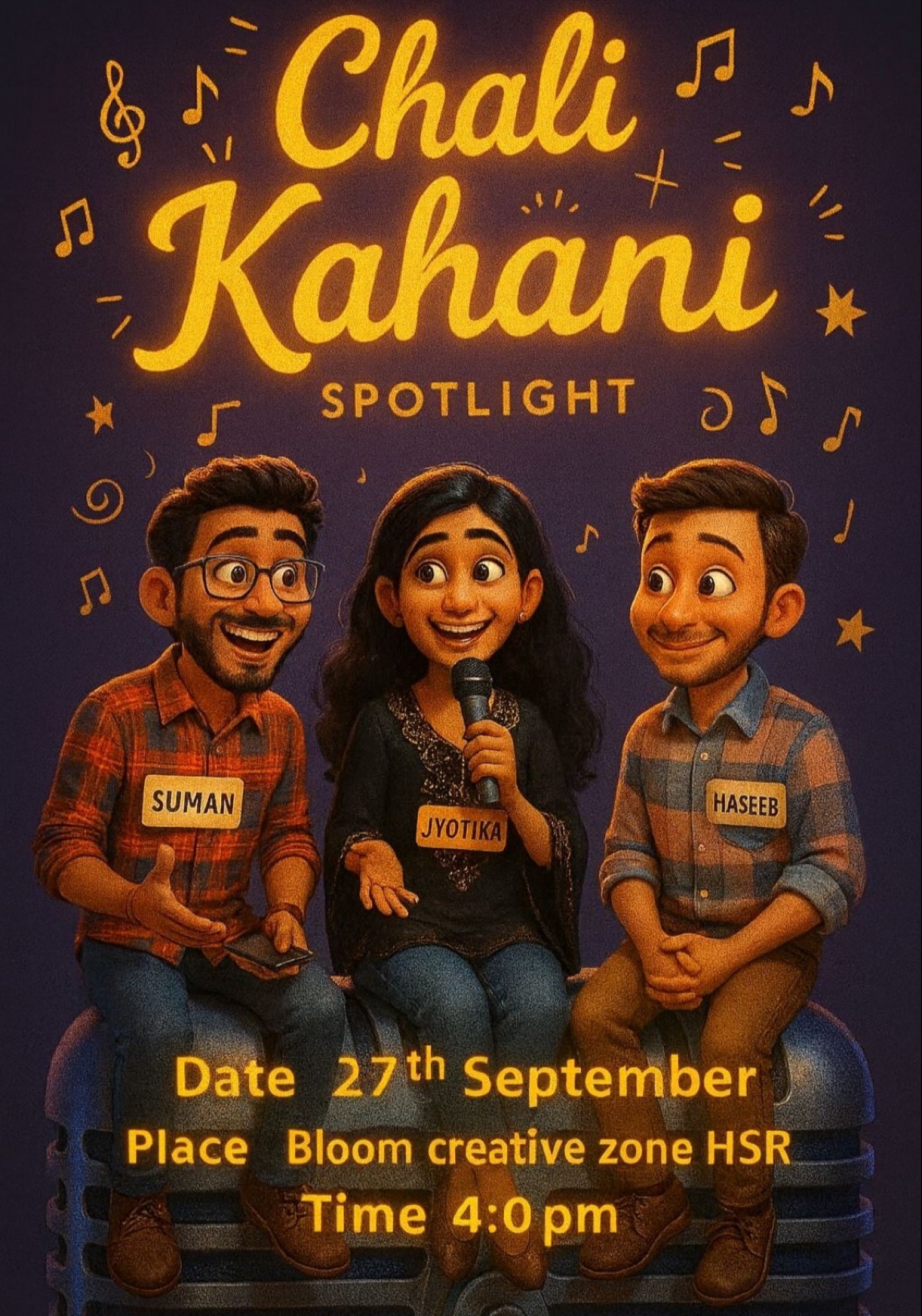 Chali Kahani - Spotlight Tickets, Bloom Creative Zone - HSR, Bangalore ...