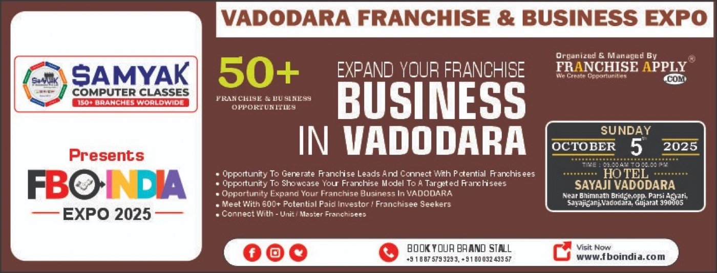 FBO INDIA 2025 - VADODARA Tickets, HOTEL SAYAJI , Near Bhimnath Bridge ...