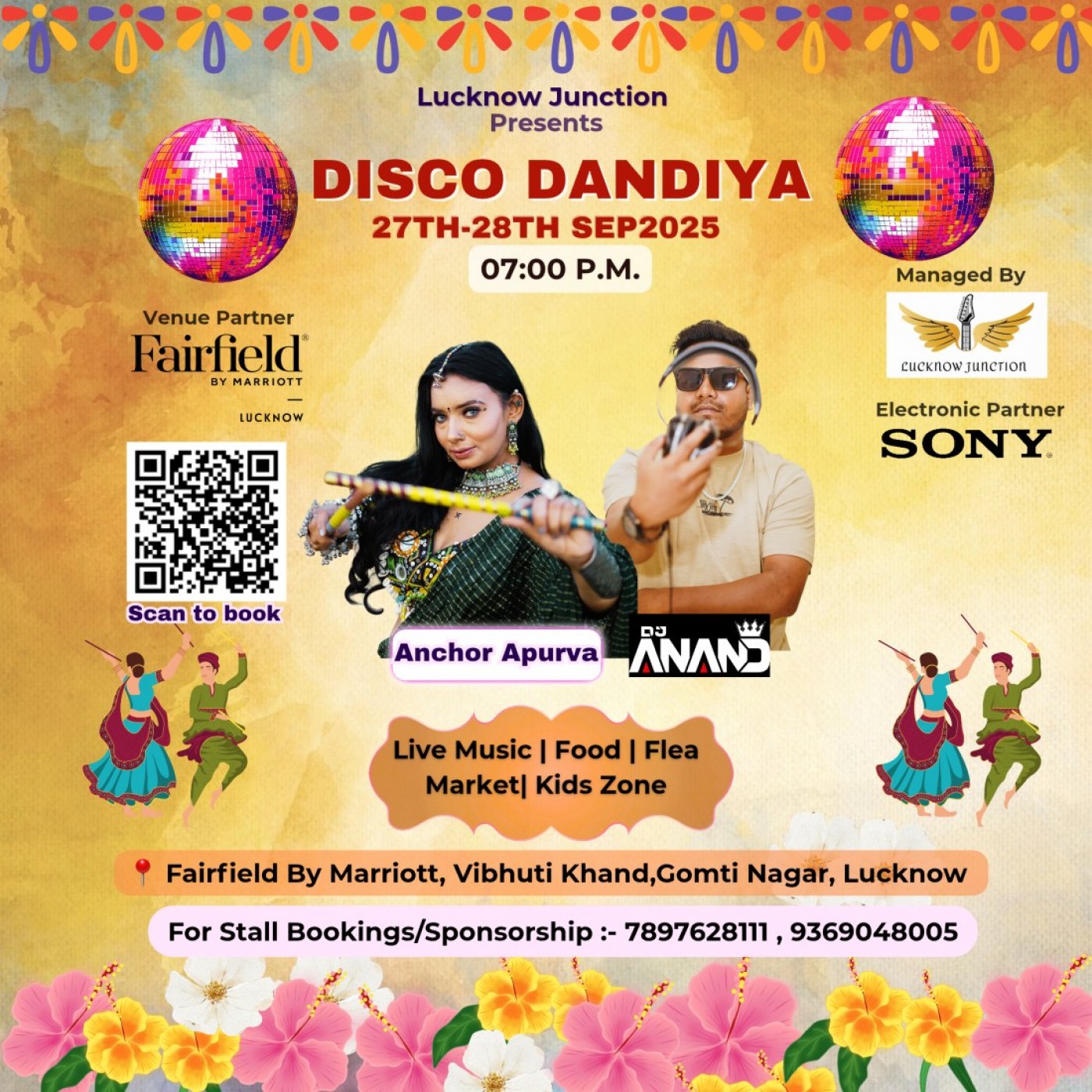 Disco Dandiya ., Fairfield by Marriott Lucknow, opposite Indira Gandhi ...