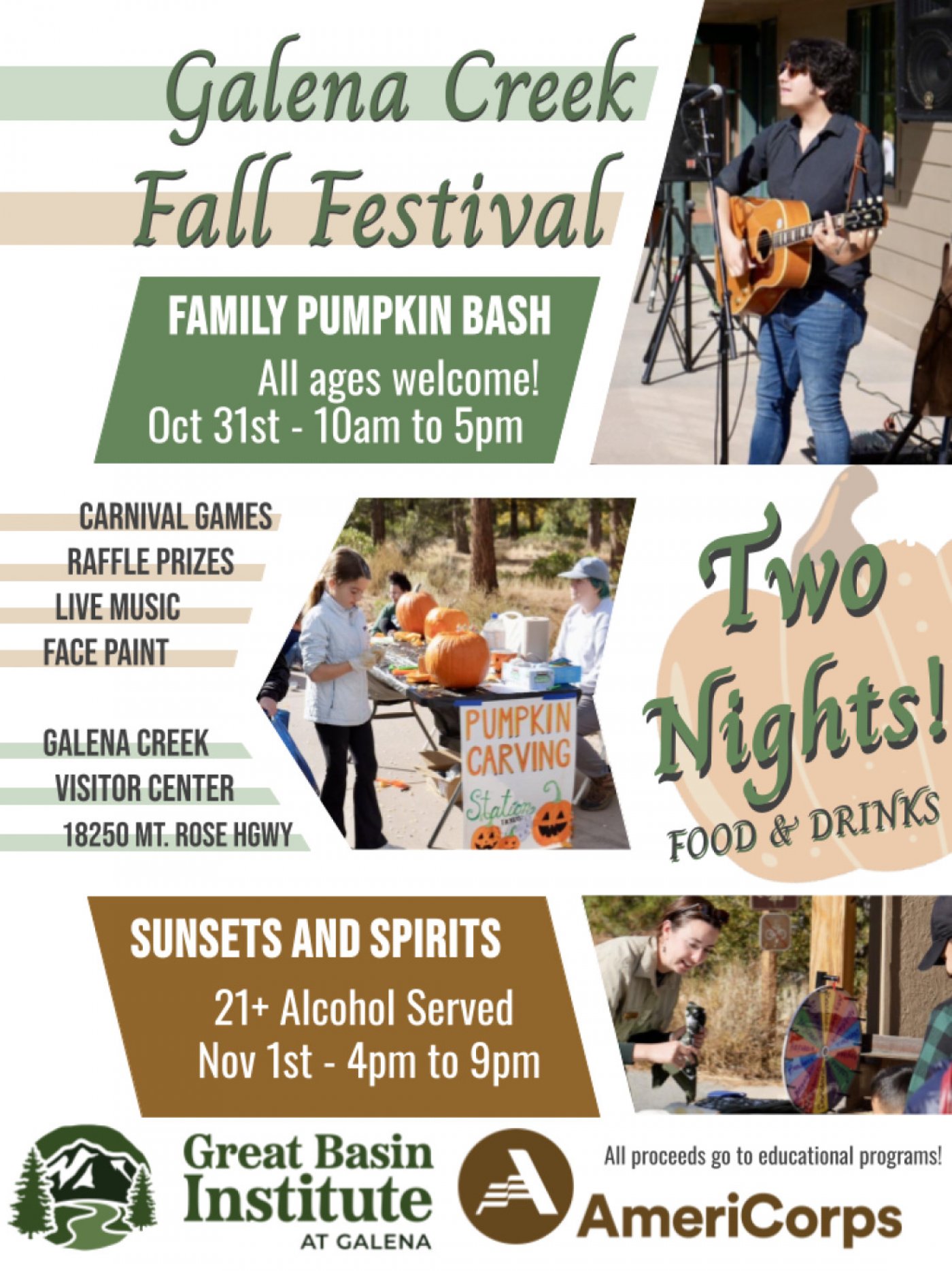 Galena Creeks 4th Annual Fall Festival, Galena Creek Visitor Center ...