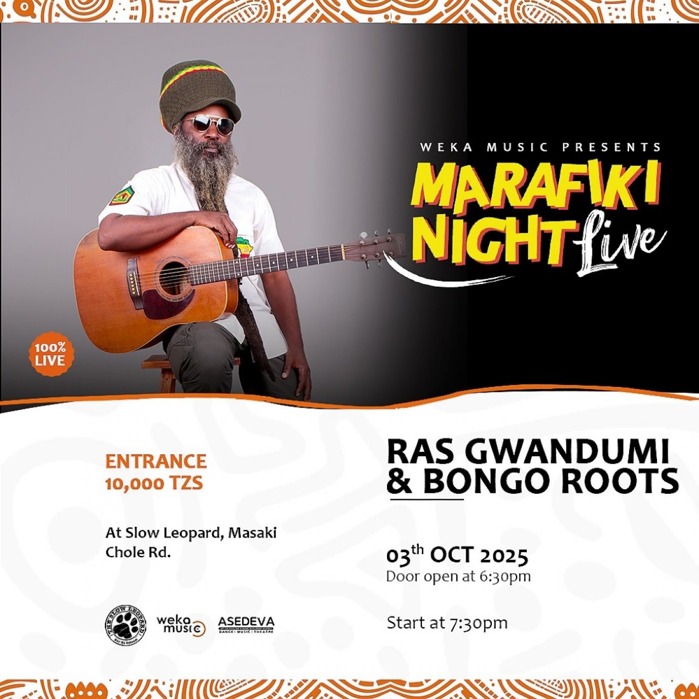 Marafiki Night Live, The Slow Leopard, Dar Es Salaam, 3 October 2025 ...