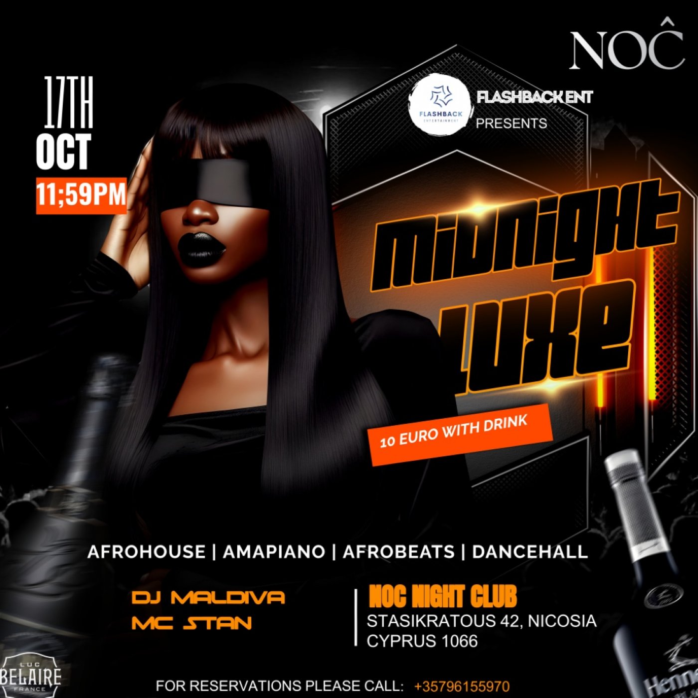 Afro Fest Midnight Luxe , NOC Entertainment, Nicosia, 17 October to 18 October | AllEvents