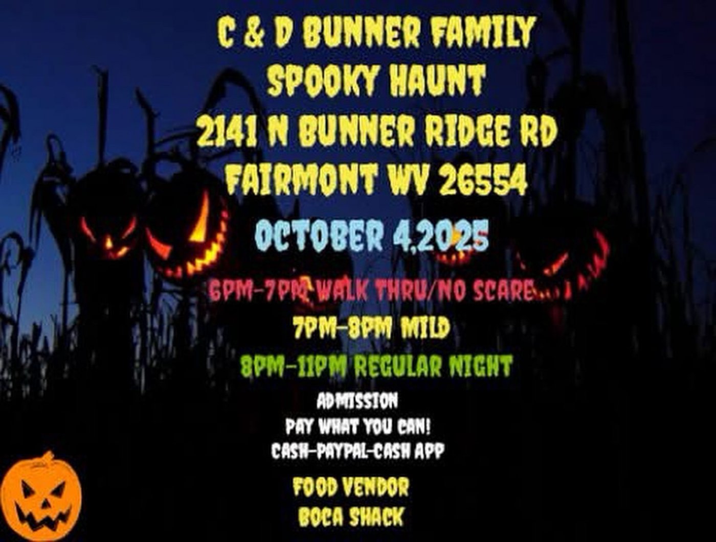 C & D Bunner Family Spooky Haunt- OpyNight, C & D Bunner Family Spooky ...