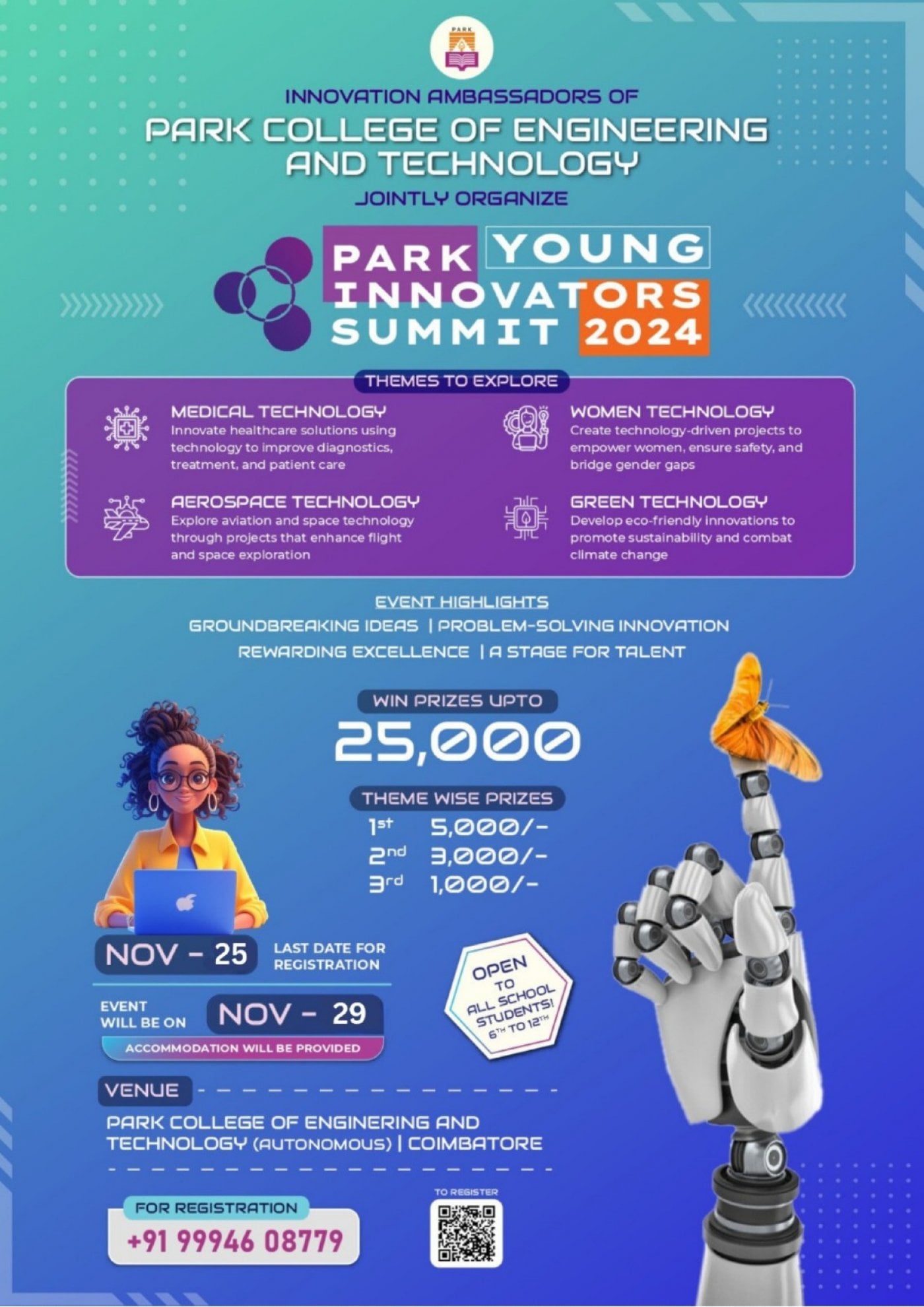 Park Young Innovators summit , Park College Of Engineering And ...