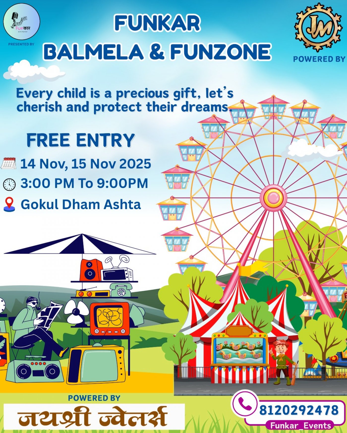 FUNKAR BAL MELA Tickets, Ashta, Sehore, 14 November to 15 November ...