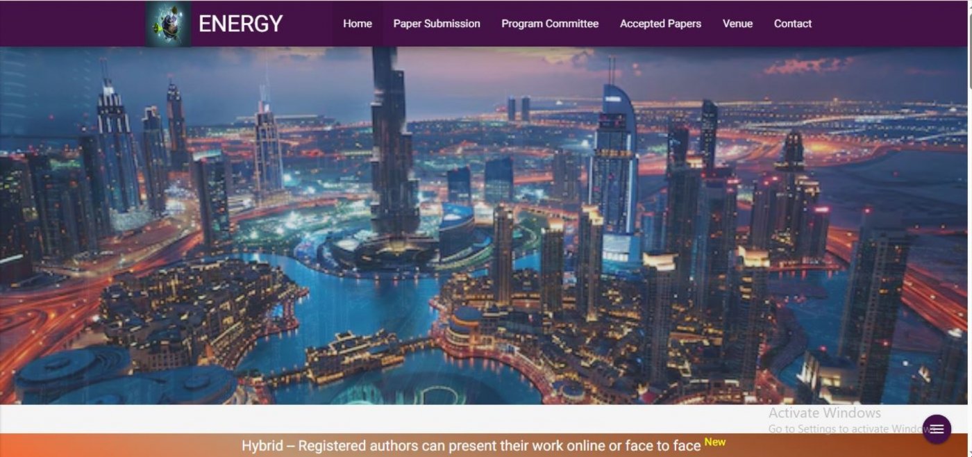 3rd International Conference on Energy (ENERGY 2025), Dubai, UAE, Bur ...