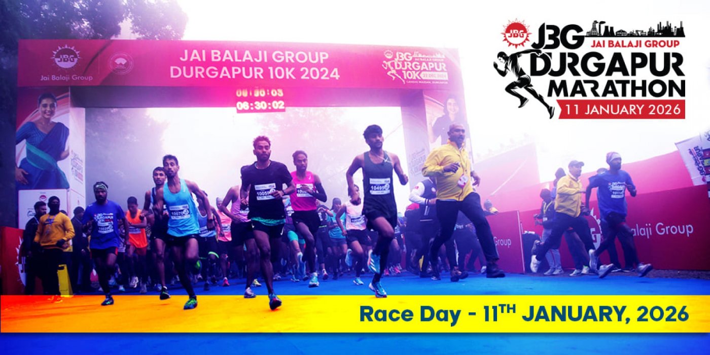 JBG Durgapur Marathon 2026, Gandhi Maidan, Durgapur, 11 January 2026 ...