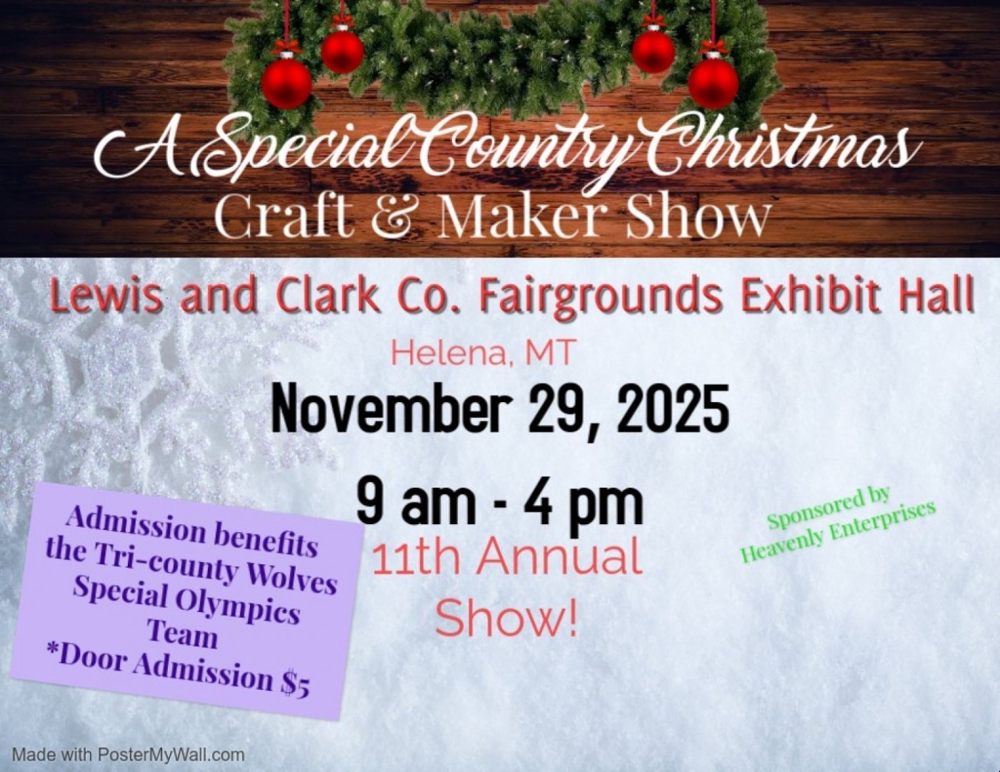 A Special Country Christmas Craft Show, Lewis and Clark County ...