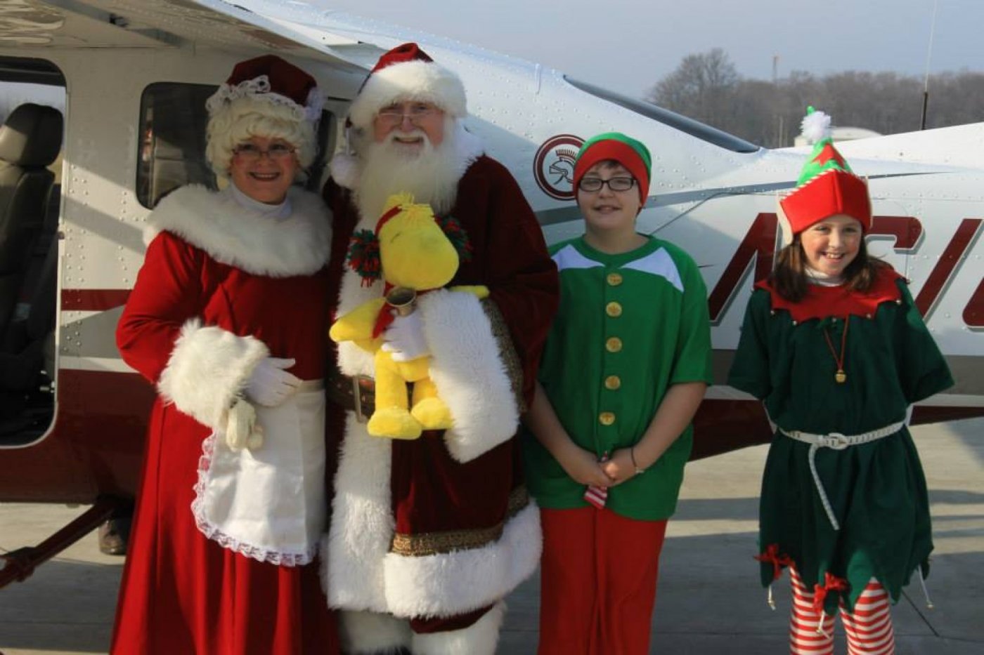 Watch Santa Fly In & Visit with Santa at the Liberty Aviation Museum ...