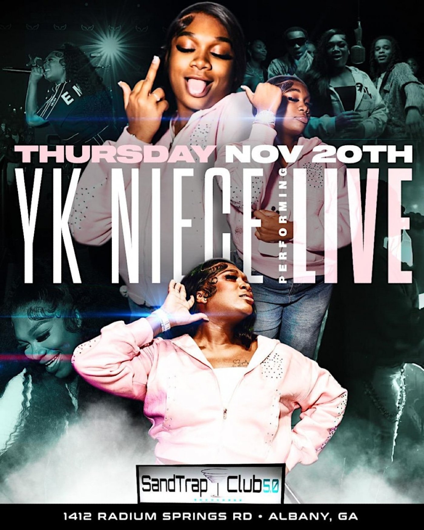 YK NIECE PERFORMING LIVE (Albany, GA), SandTrap Club & Lounge, Albany ...