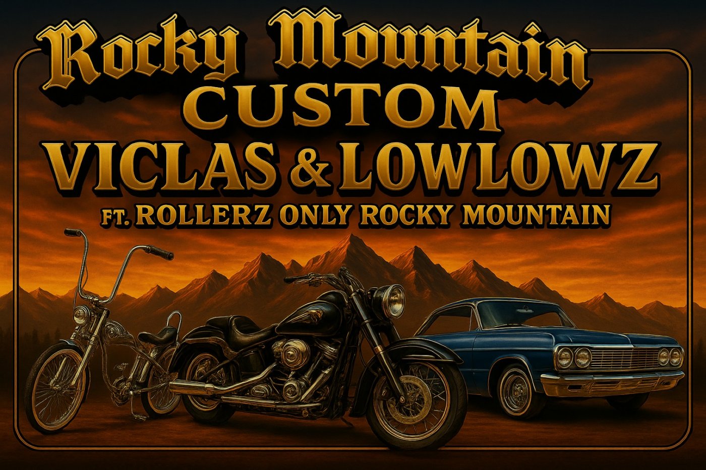 Rollerz Only Rocky Mountain - 2026 Car, Bike, & Bicycle Show, TBD, Denver, 30 May 2026 | AllEvents