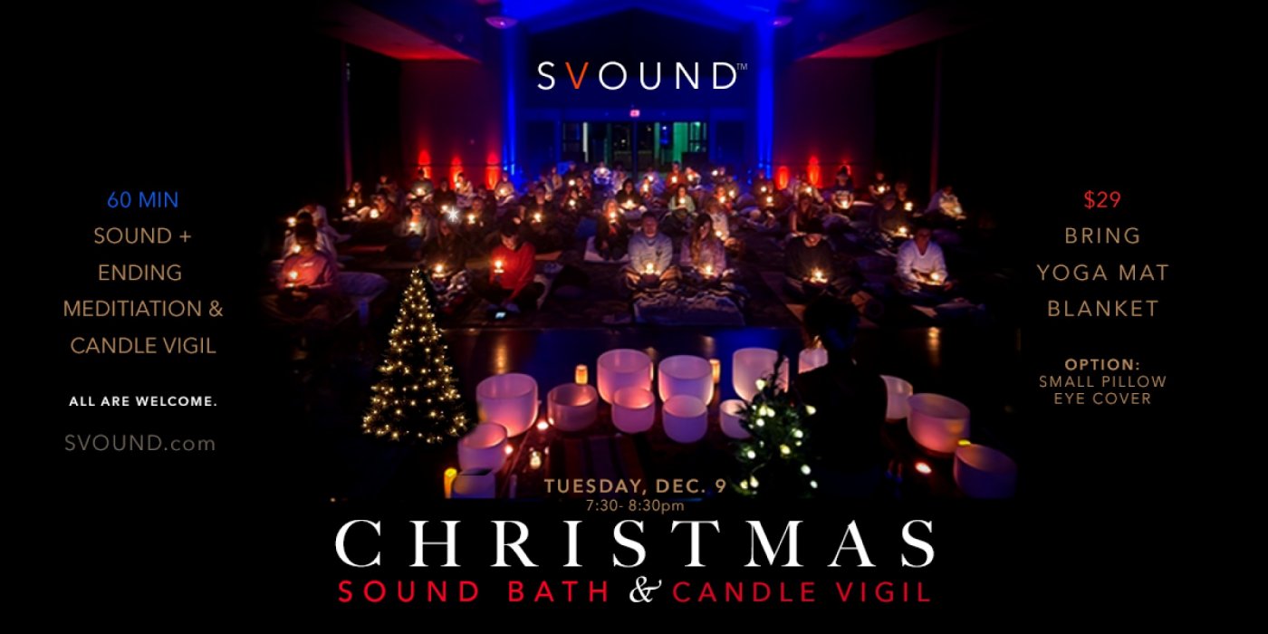 CHRISTMAS Sound Bath & Candle Vigil Tickets, Shrewsbury City Center ...