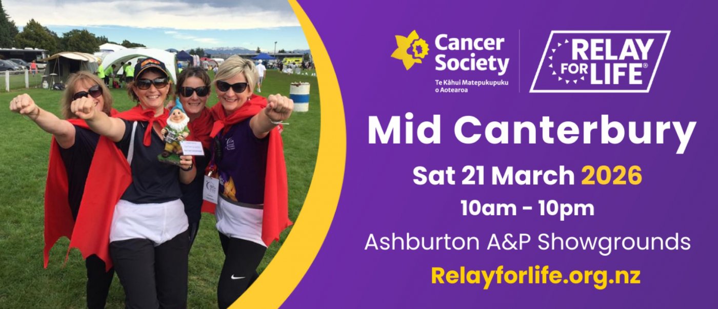 Relay For Life Mid Canterbury, Ashburton A & P Association Brucefield ...