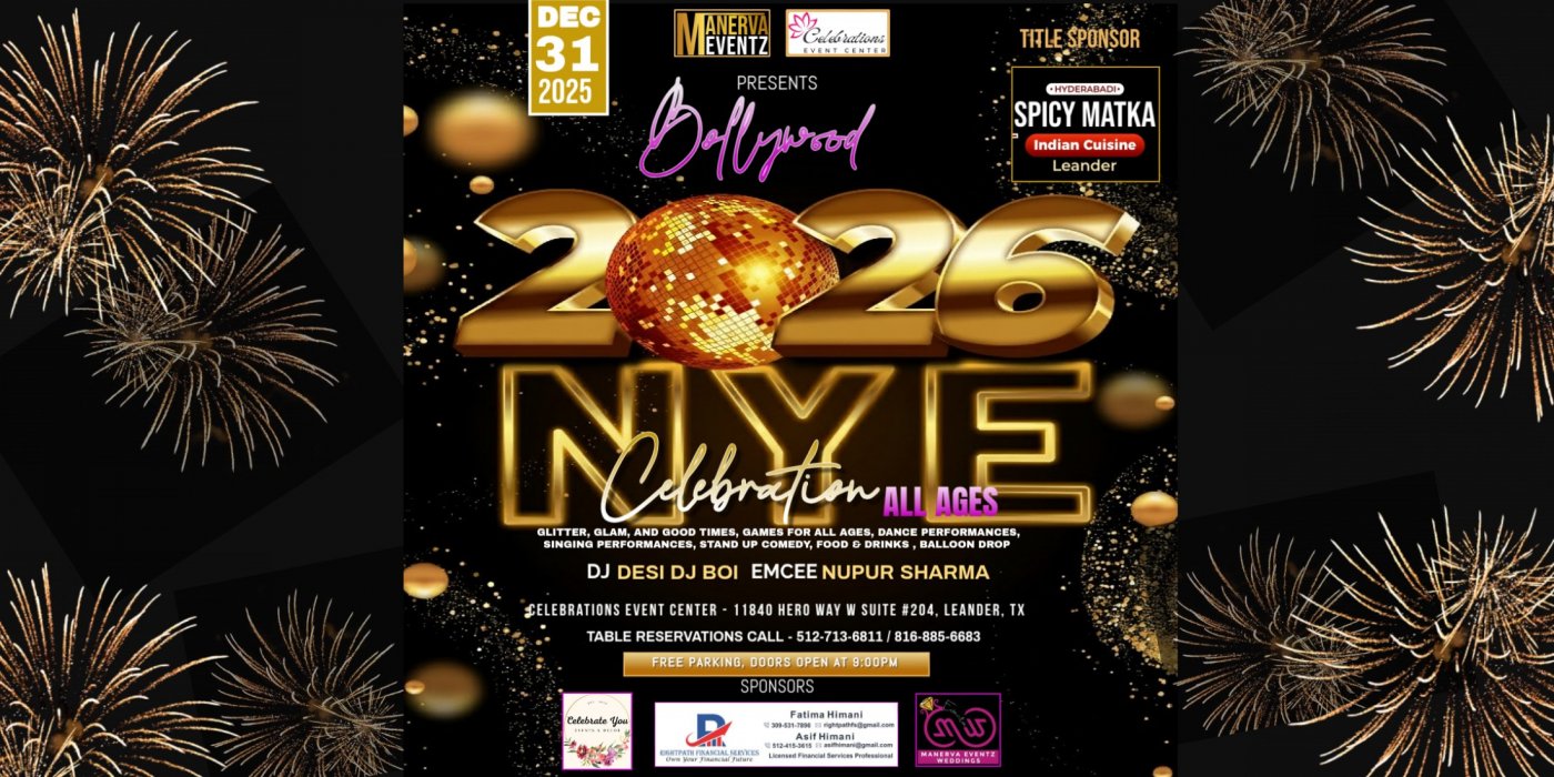 New Years Eve 2026 Bollywood Party - Family Friendly Tickets ...