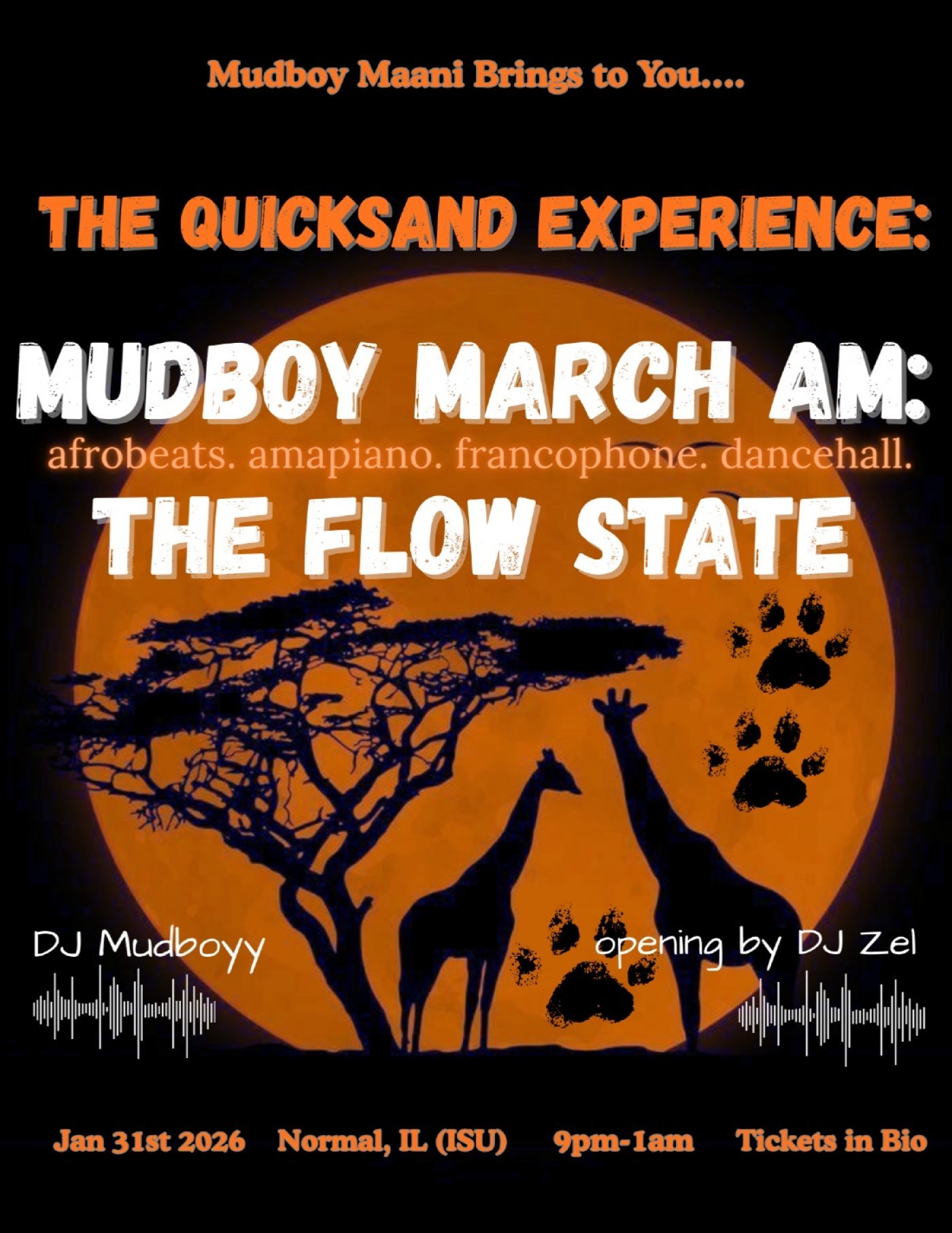 The Quicksand Experience: Mudboy March Am: Flow State Tickets, To be ...