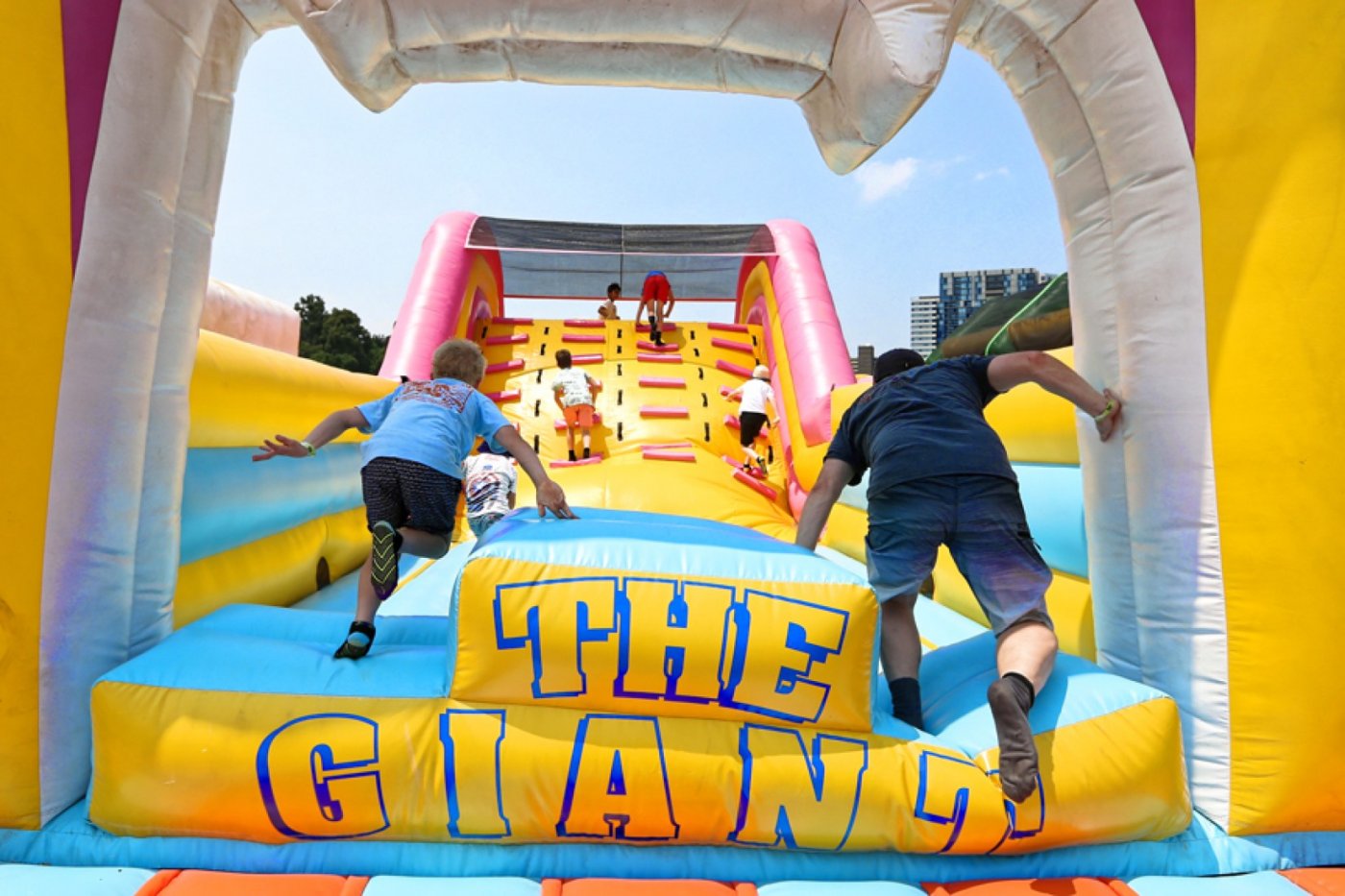 The Big Bounce Australia, Melbourne, Flemington Racecourse, Ascot Vale ...