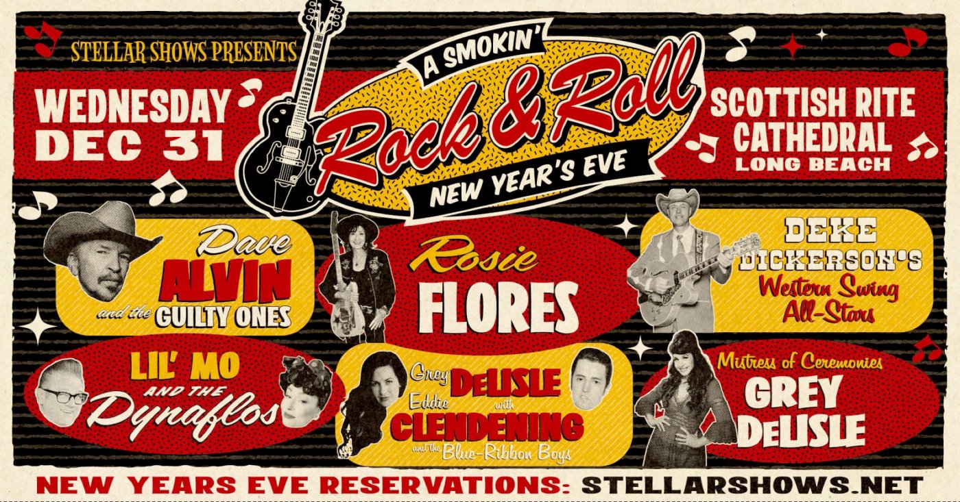 Smokin Rock & Rollin New Years Eve, Long Beach Scottish Rite Masonic ...