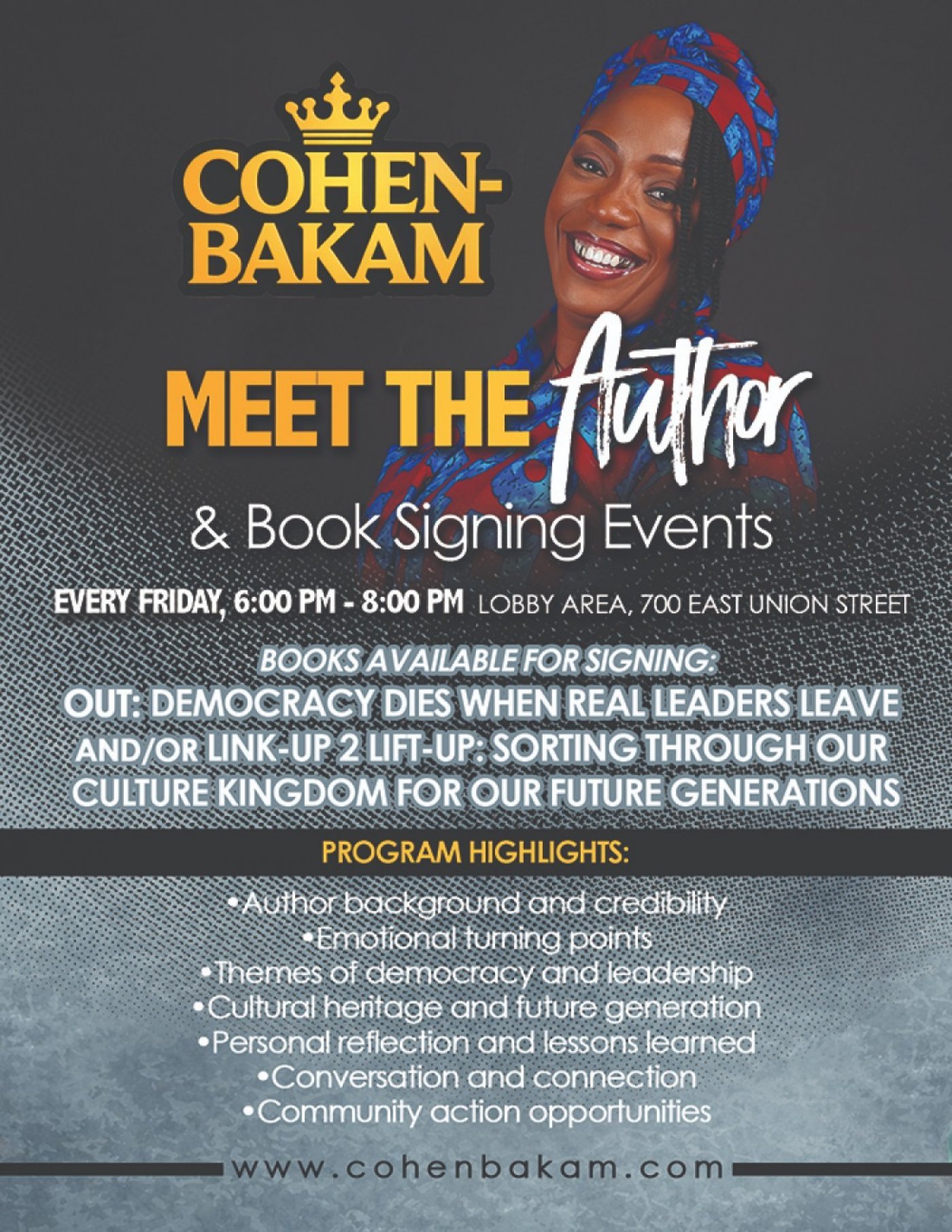 Meet the Author & Book Signing Event Tickets, Union Terminal Warehouse ...