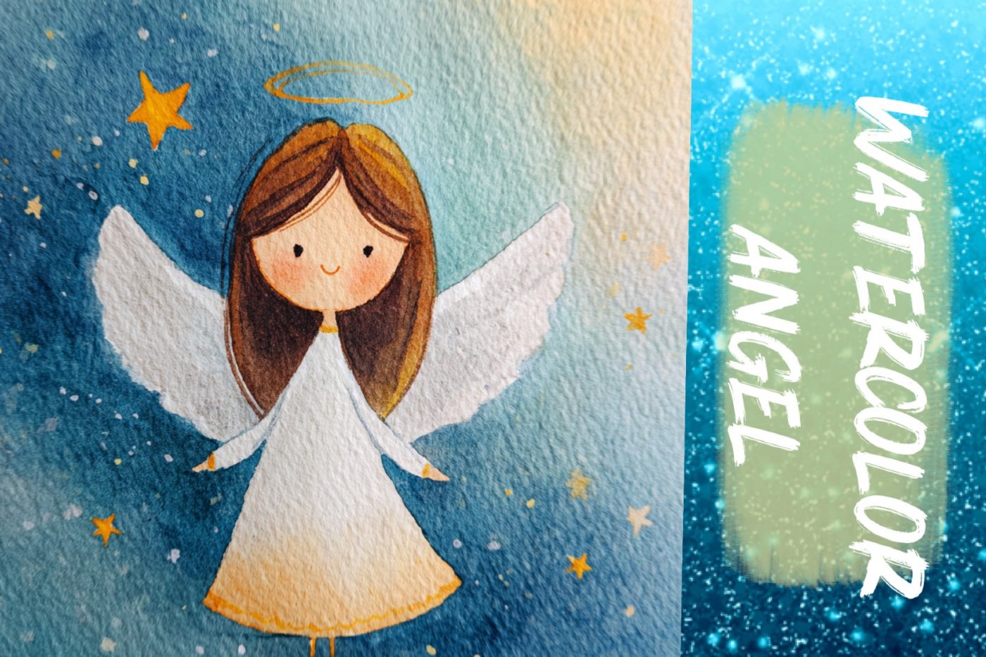 Cosmic Creators Youth Art Discovery Program - Watercolor Angel (Ages 4 ...