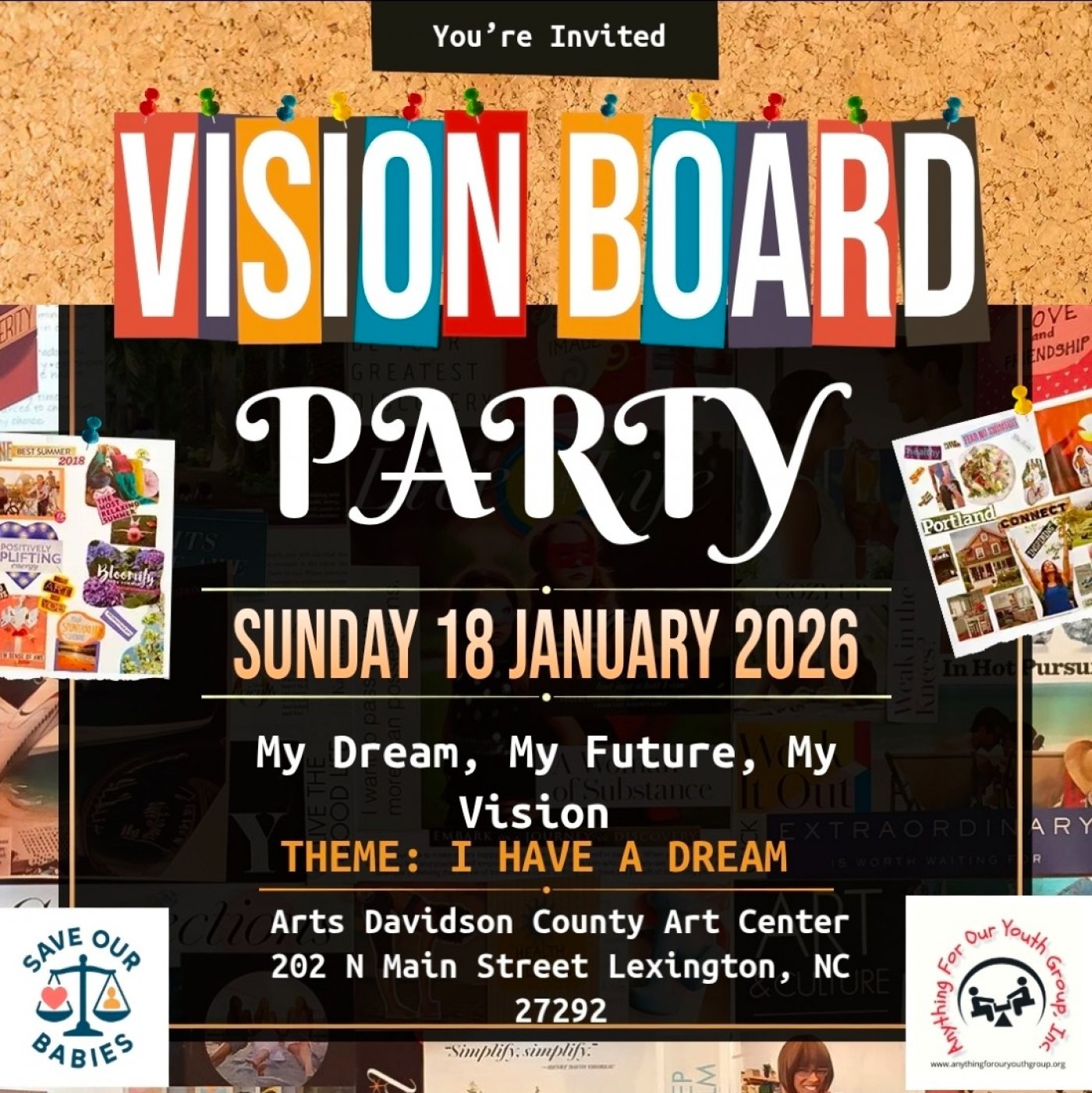 Dr. Martin Luther King, Jr. Youth Vision Board Party Tickets, Arts ...