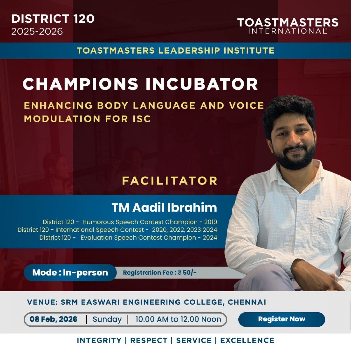 Champions Incubator - Enhancing Body Language and Voice modulation for ...