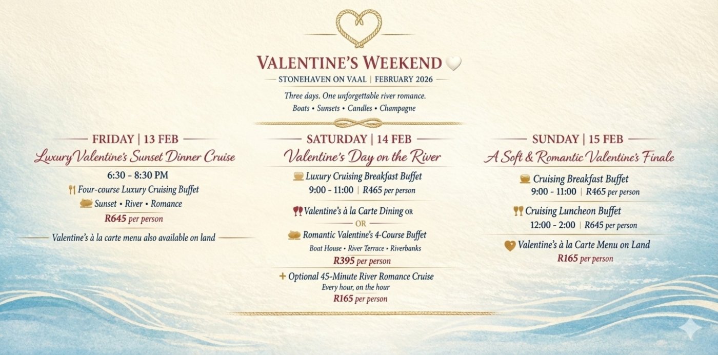 Valentines Weekend at Stonehaven On Vaal, Stonehaven on Vaal ...