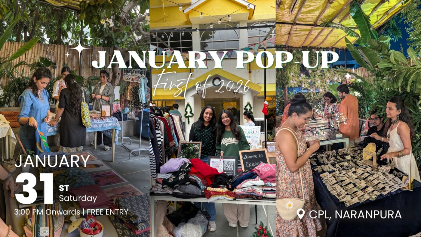 January Weekend Pop-up at CPL, Naranpura (January 31st), Crazy Plant ...