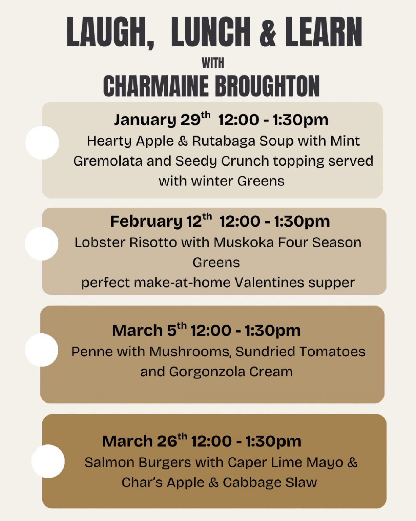 Laugh, Lunch, and Learn, Huntsville Design Centre | AllEvents