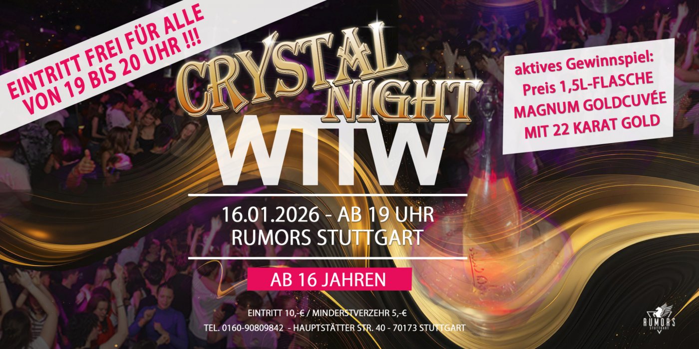 WTTW (ab 16 Jahren) - Crystal Night, Rumors Club - Stuttgart, 16 ...