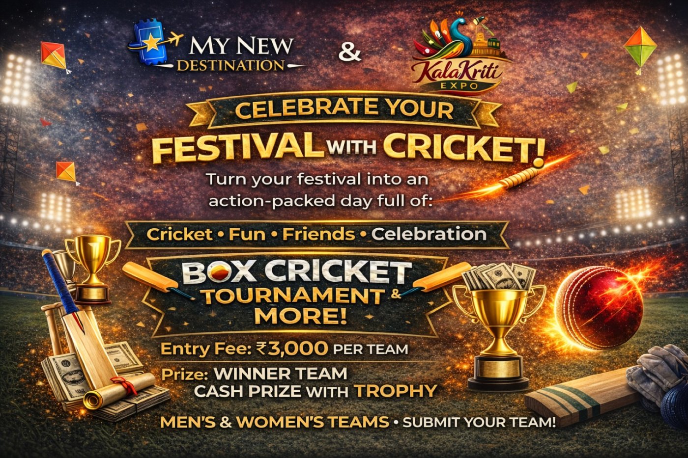 Box Cricket tournament Tickets, The Turf Terra (T3), Vadodara, 14 ...
