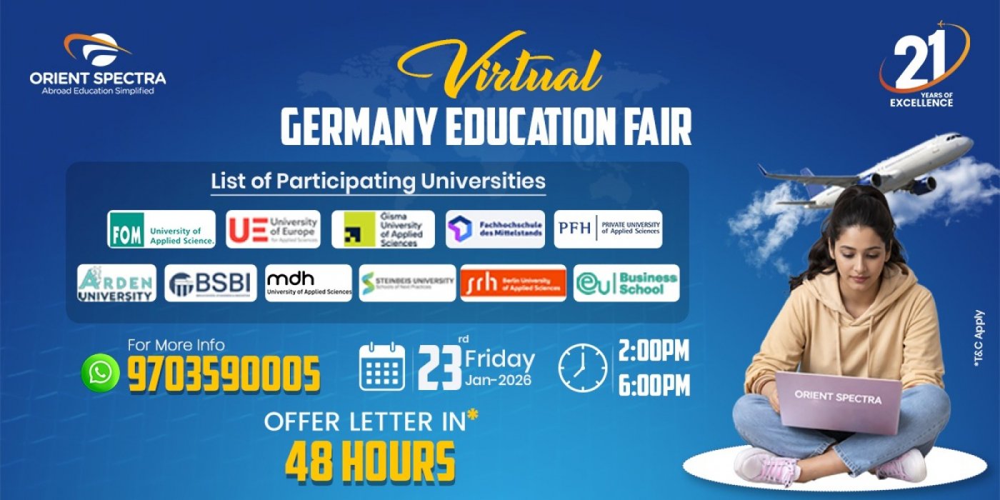 Virtual Germany Education Fair connecting Indian students with leading ...