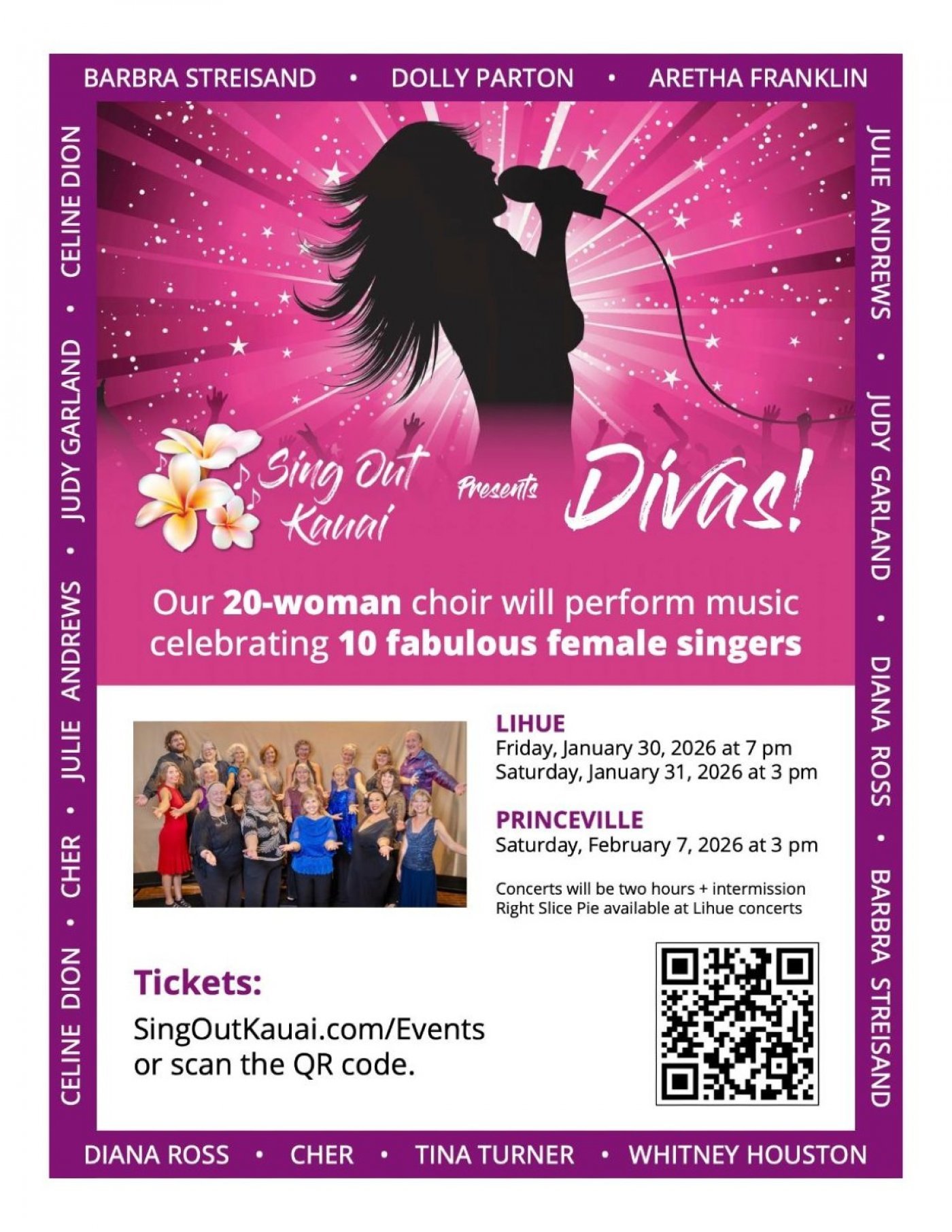 SING OUT KAUAI presents Divas!, Saint Michael and All Angels Episcopal ...