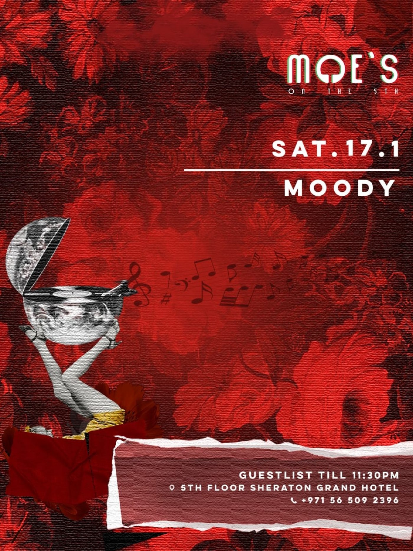 Saturday Night @Moes, Moe's on the 5th, Dubai, 17 January to 18 January ...