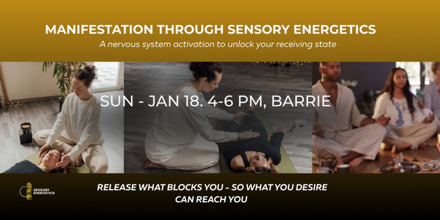 SENSORY ENERGETICS BARRIE Tickets, RMT House, Barrie, 18 January 2026 ...