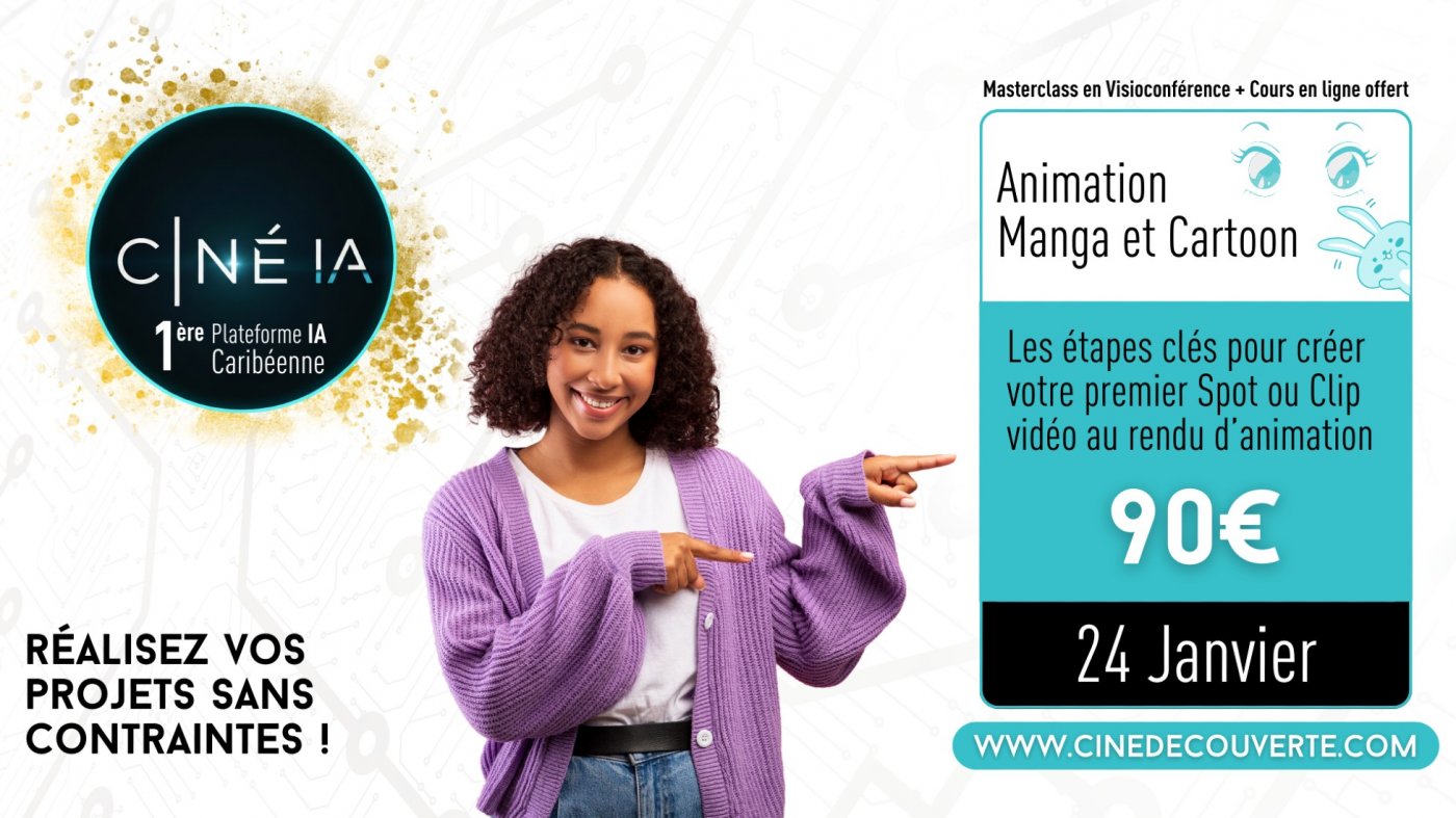 Masterclass en ligne : Animation Manga et Cartoon avec lIA (Animation ...