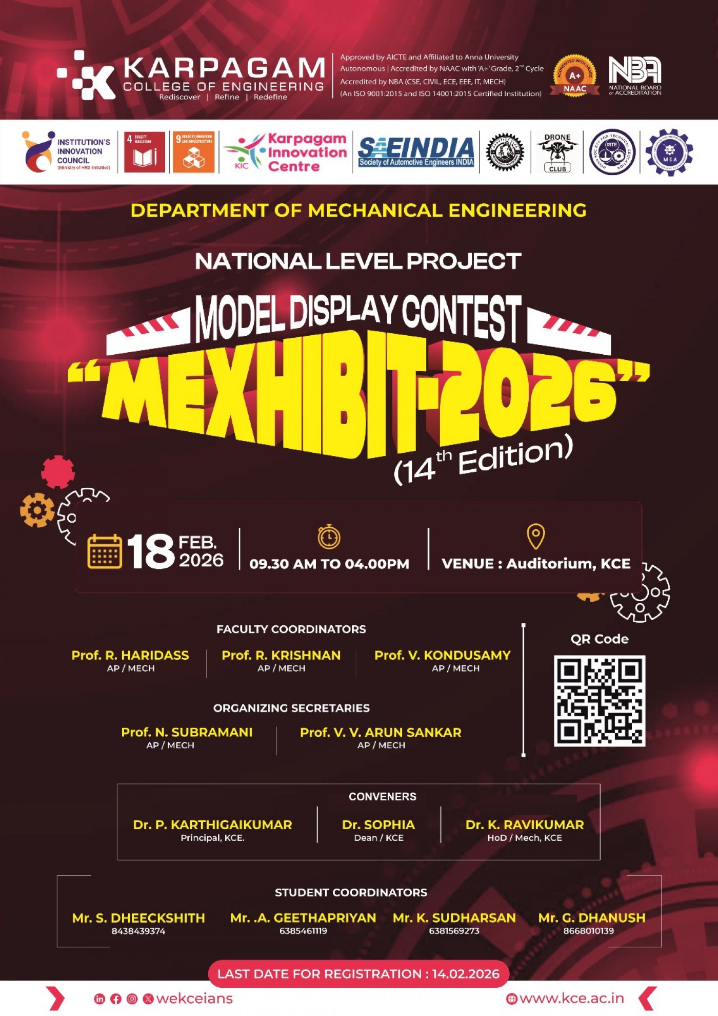 National Level Project Model Display Contest “Mexhibit -2026 ...